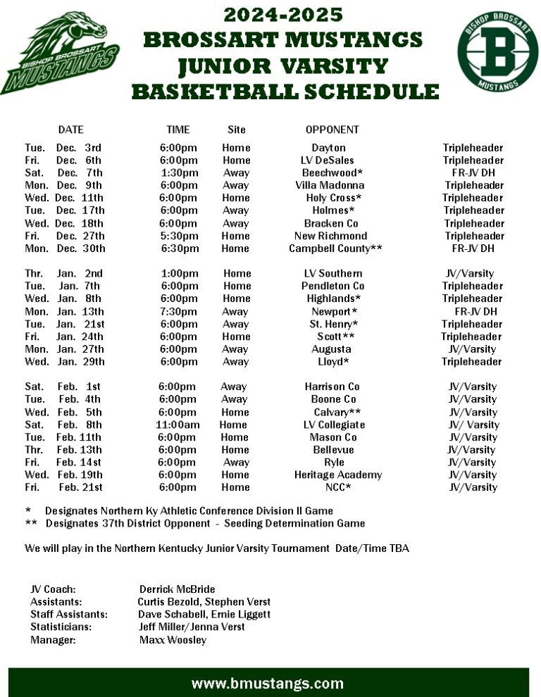 2024-25 Boys Basketball Schedules – bmustangs